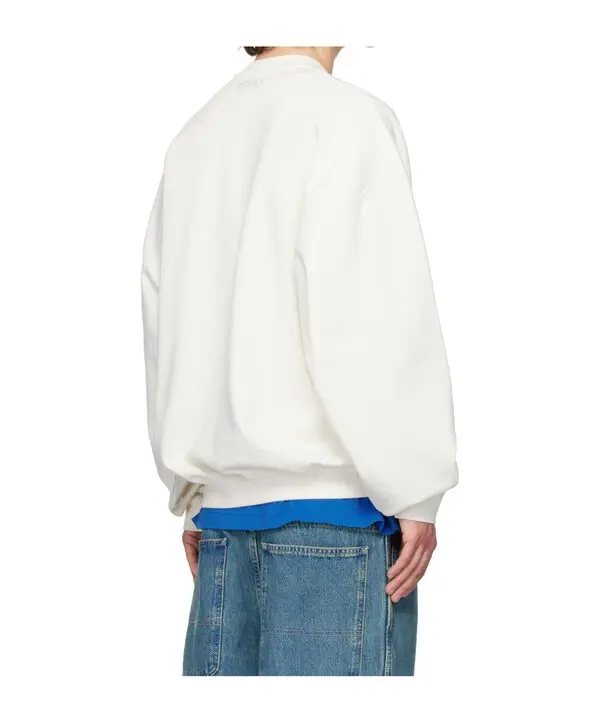 Vetements Paris Embroidered Sweatshirt - Vanilla