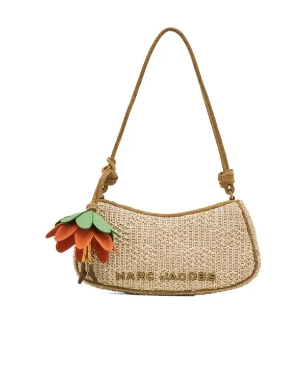Marc Jacobs Woven Shoulder Bag - Nude
