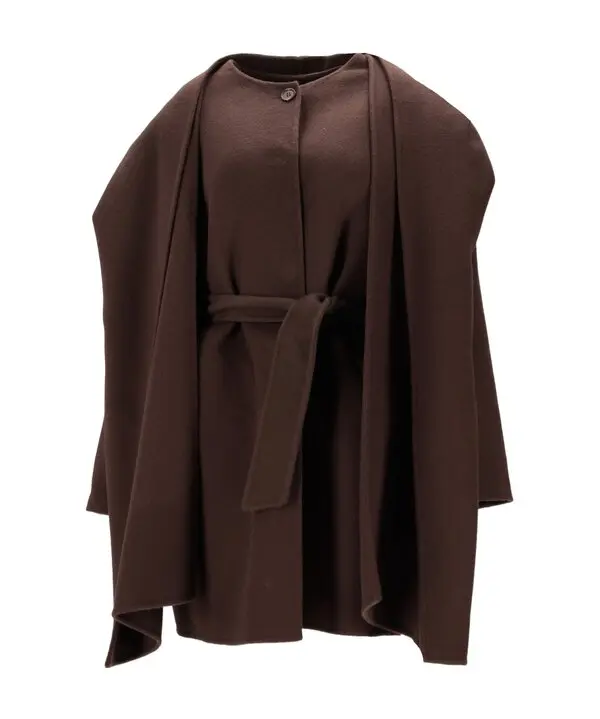 P.a.r.o.s.h Belted Coat - Black