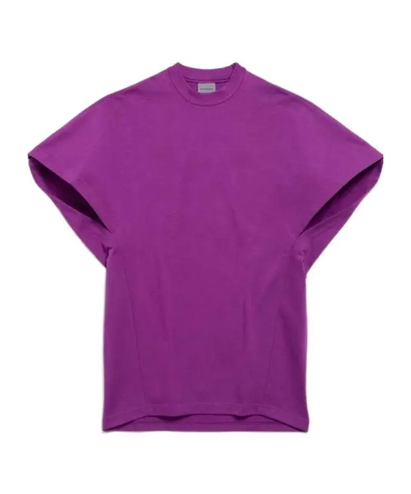 Balenciaga Oversized Mock Neck T-shirt