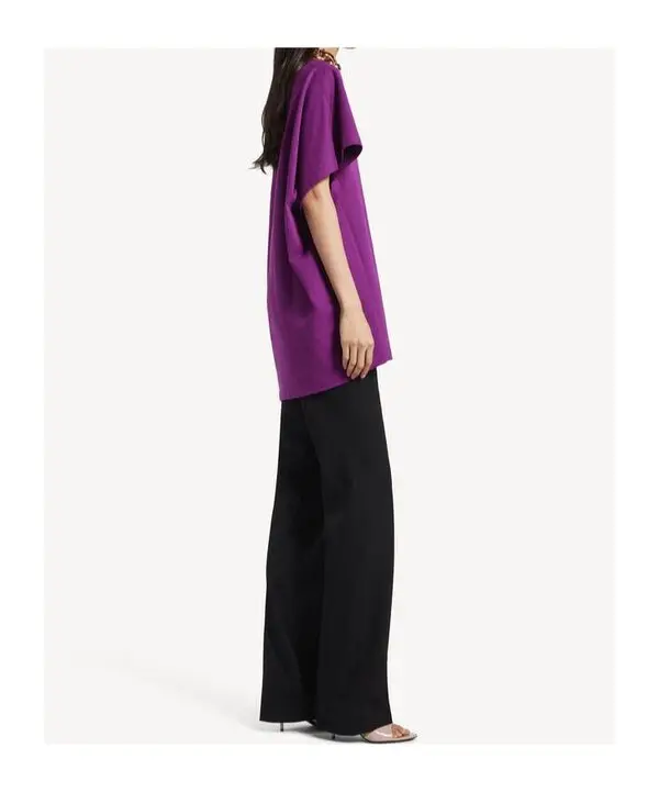 Balenciaga Oversized Mock Neck T-shirt
