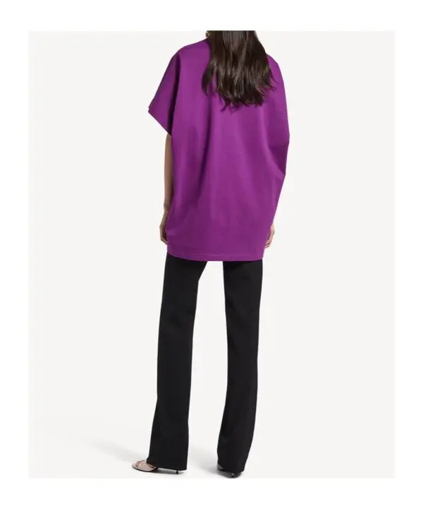 Balenciaga Oversized Mock Neck T-shirt