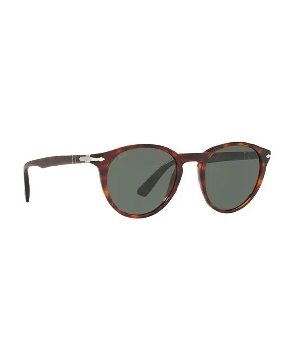 Persol Round Frame Sunglasses - Black