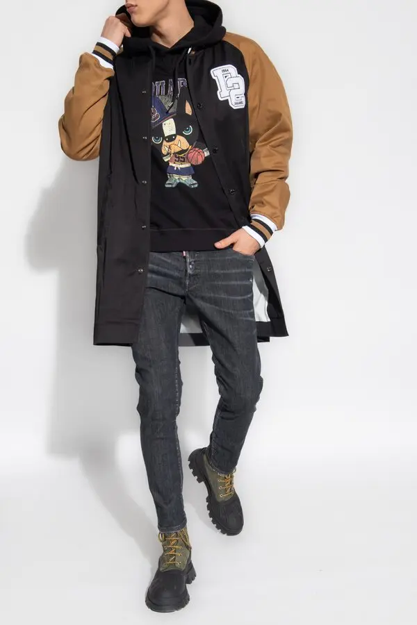 Dsquared2 Distressed Skinny Jeans - Black