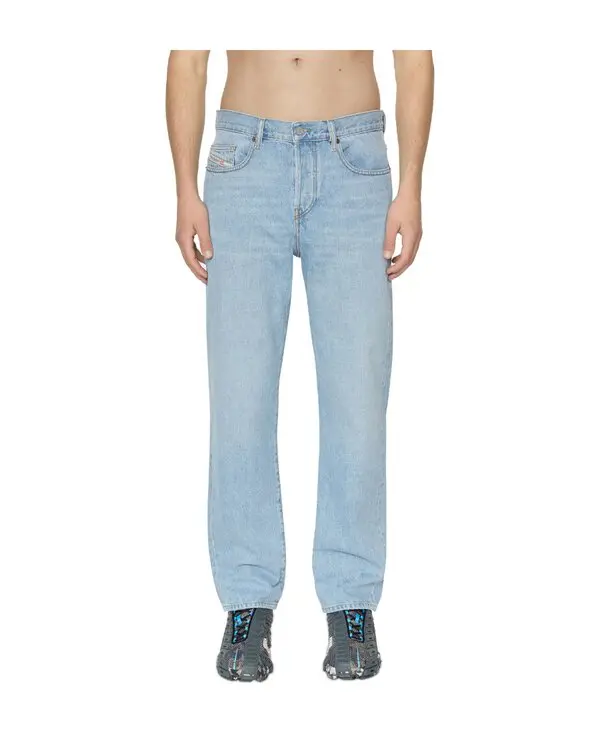 DIESEL® D-viker Mid-rise Straight Leg Jeans