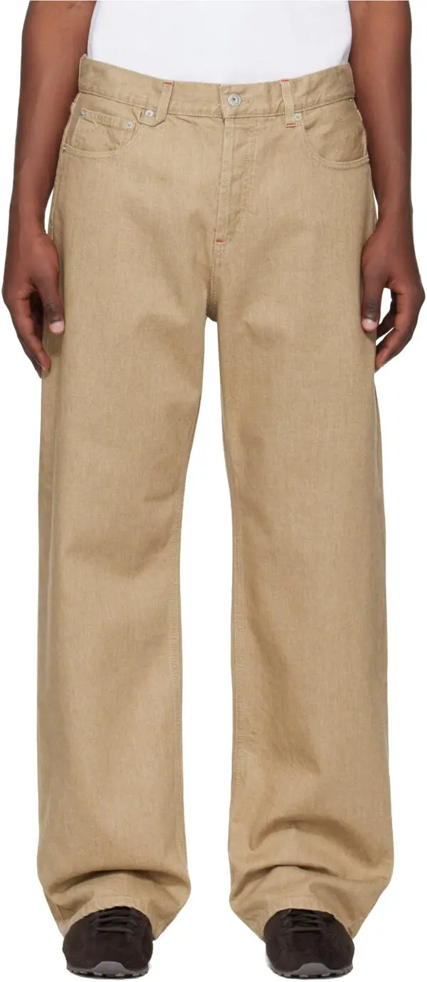 Jacquemus The Straight De-nîmes Denim Jeans - Light Brown