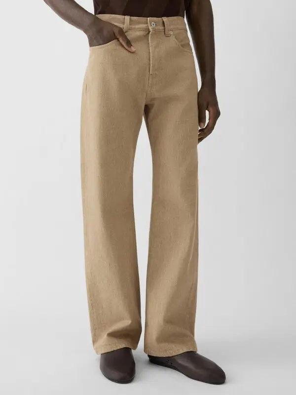 Jacquemus The Straight De-nîmes Denim Jeans - Light Brown