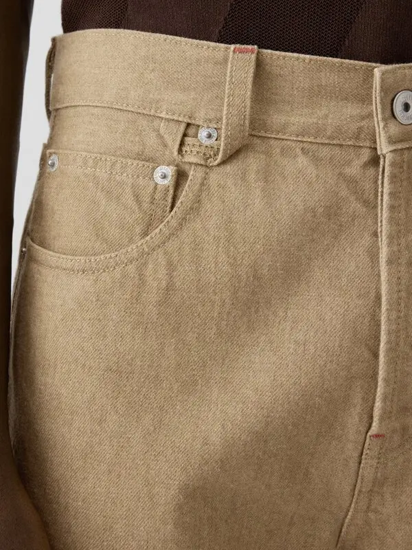 Jacquemus The Straight De-nîmes Denim Jeans - Light Brown