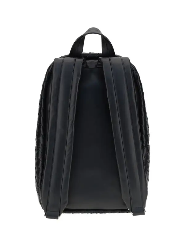 Bottega Veneta Small Intrecciato Backpack - Black
