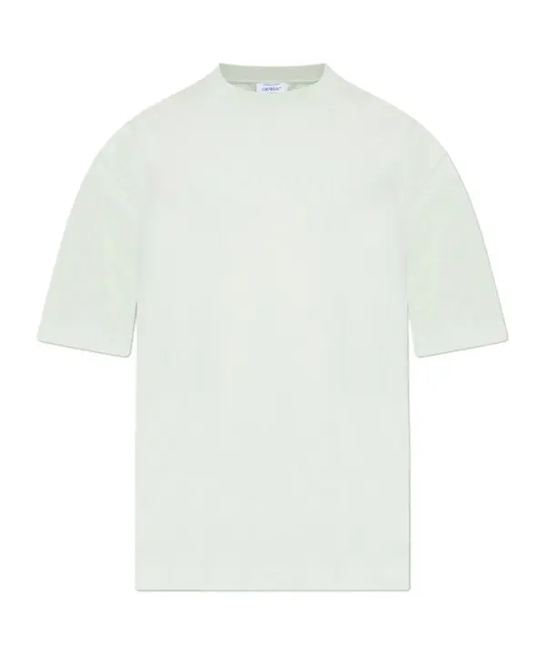 Off-White Crewneck Short-sleeved T-shirt - White