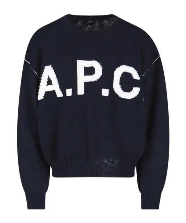 A.p.c. Logo Jumper - Black