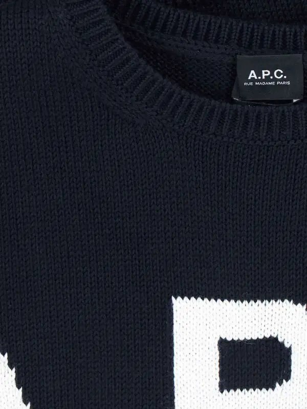 A.p.c. Logo Jumper - Black