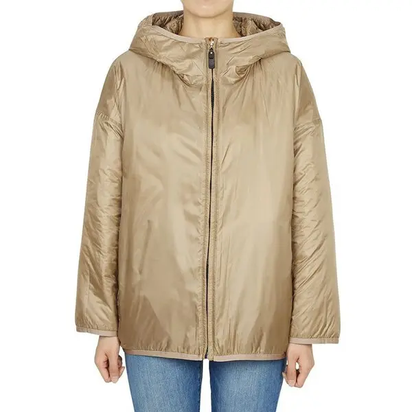 Max Mara Leo Quilted Zipped Jacket - Nude