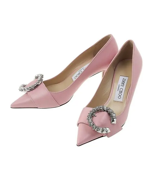 JIMMY CHOO Embellished Pointed High Heel Pumps