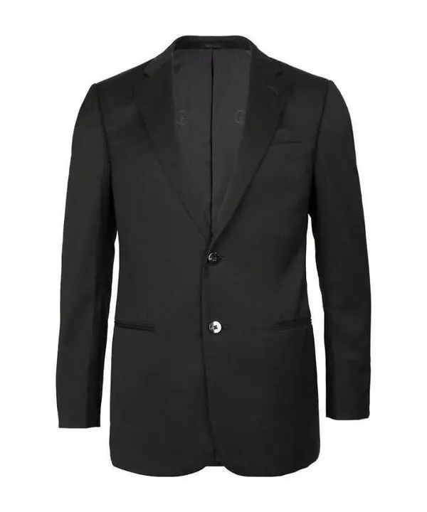 Emporio Armani Single-breasted Logo Suit Jacket