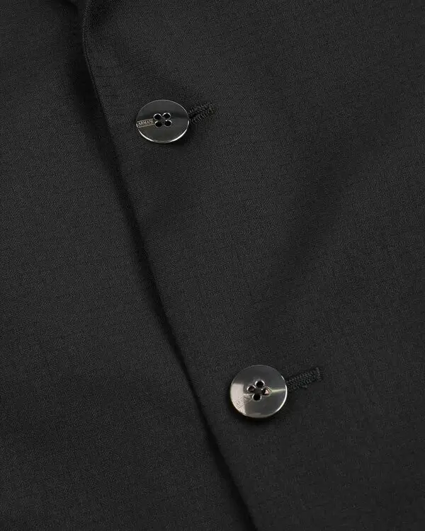 Emporio Armani Single-breasted Logo Suit Jacket