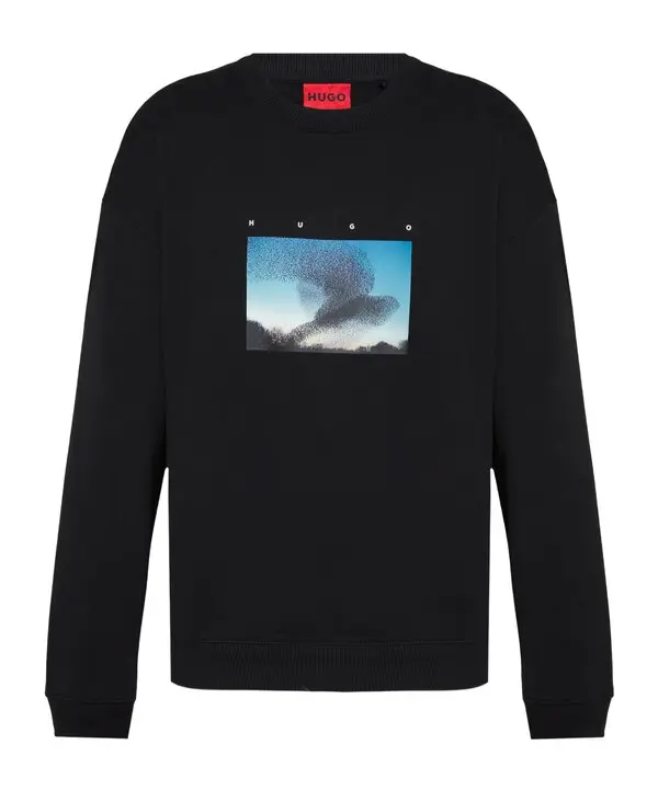 Hugo Boss Graphic Crew Neck Sweatshirt
