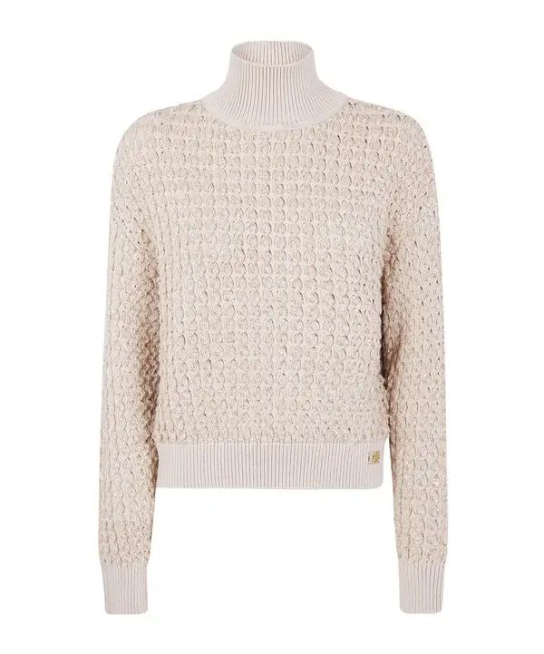 Elisabetta Franchi Embellished Knit Top