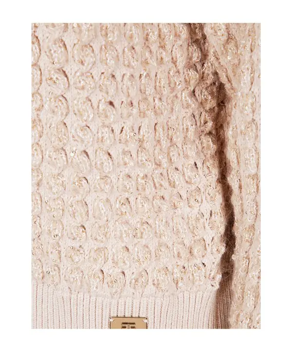 Elisabetta Franchi Embellished Knit Top