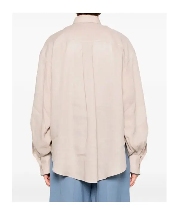 Brunello Cucinelli Long Sleeve Cuffed Shirt