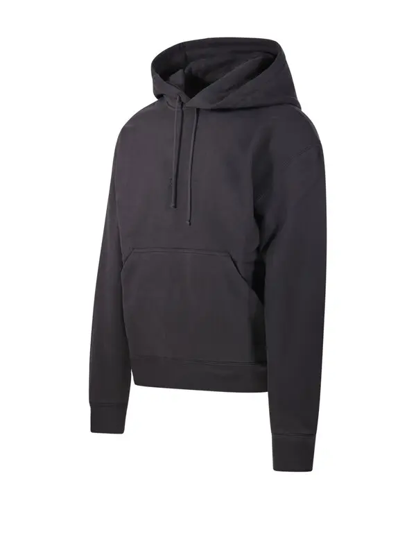 Saint Laurent Embroidered Hoodie - Dark Grey