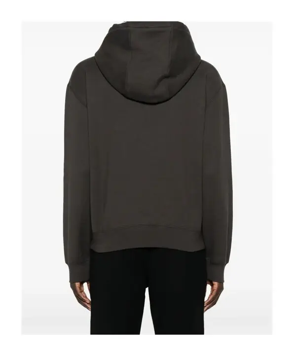 Saint Laurent Embroidered Hoodie - Dark Grey