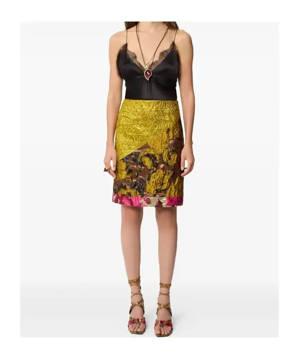 Nina Ricci Jacquard-effect Midi Skirt - No