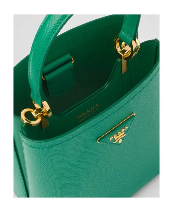 Prada Saffiano Leather Panier Bag