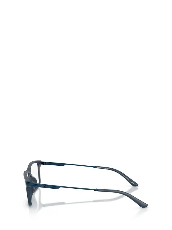Emporio Armani Rectangle Frame Glasses - Gray