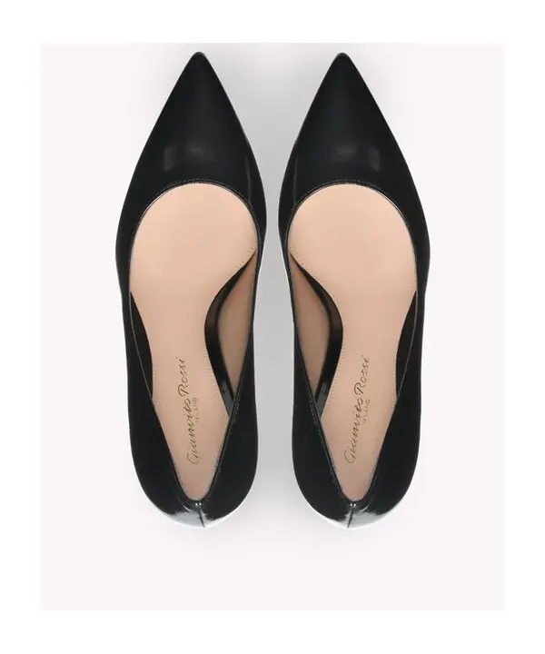 GIANVITO ROSSI Pointed Toe Stiletto Pumps - Black