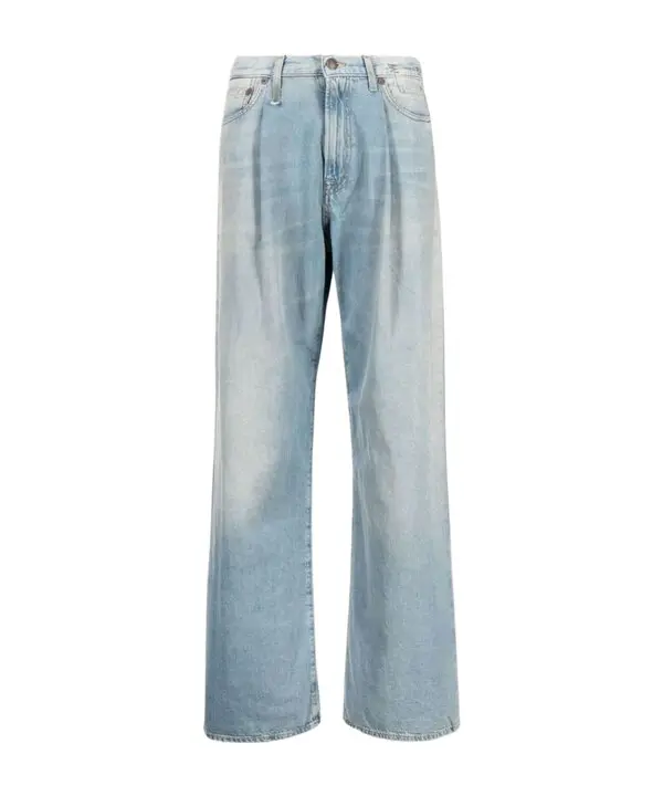 R13 Belt Loop Jeans - Lennon Blue
