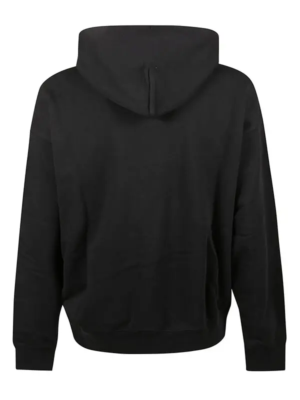 Off-White Graphic Print Hoodie - Black