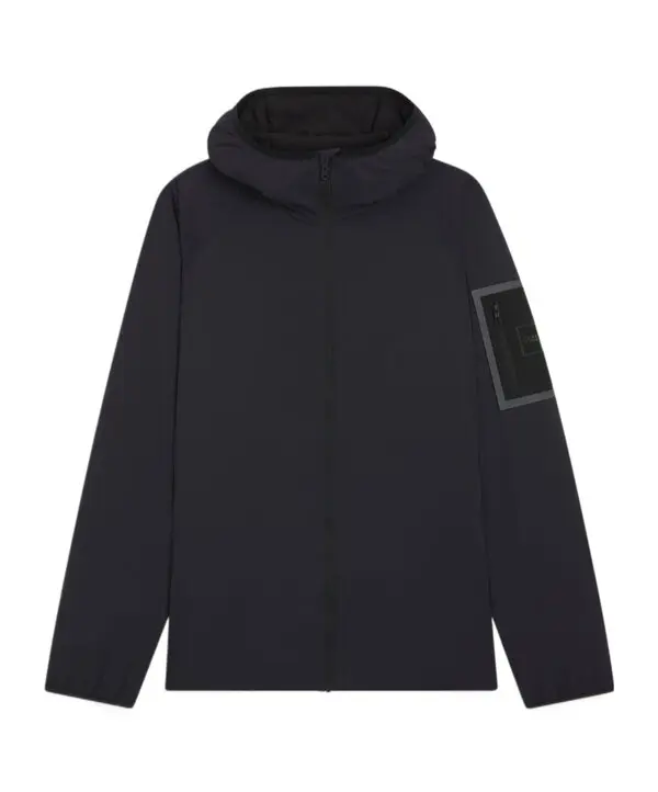 Hugo Boss Water-repellent Hooded Jacket - Black