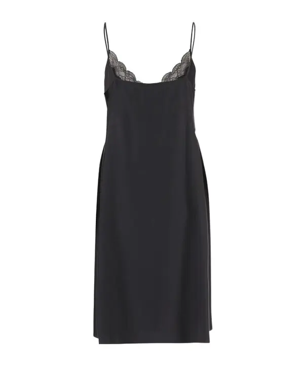 THE ROW Lace Trim Slip Dress