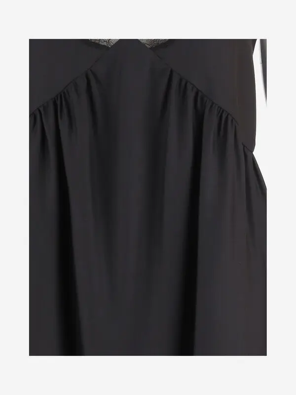 THE ROW Lace Trim Slip Dress