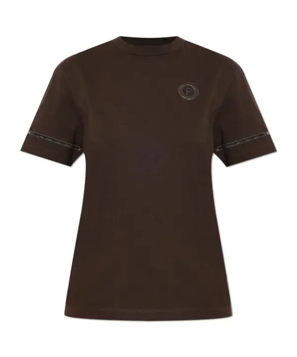 FERRAGAMO Embellished Crewneck T-shirt