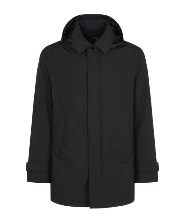 Herno Hooded Down Jacket - Black