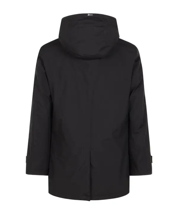 Herno Hooded Down Jacket - Black