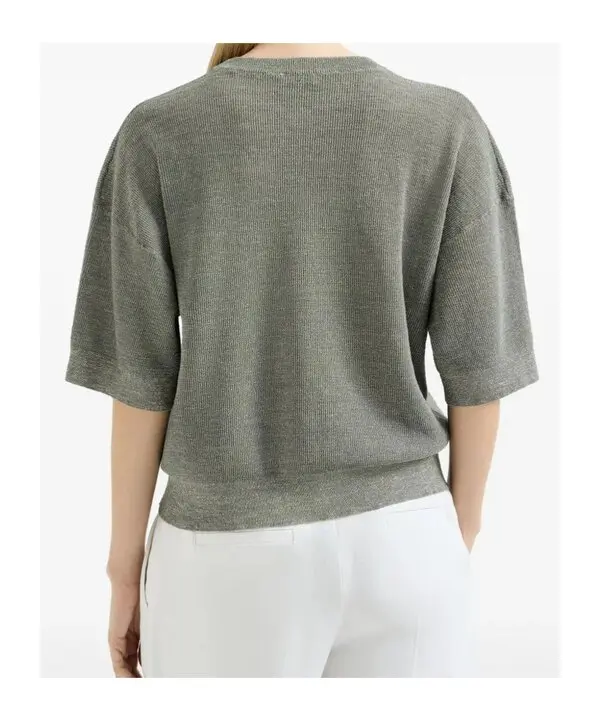 Brunello Cucinelli Short Sleeve Crewneck Jumper