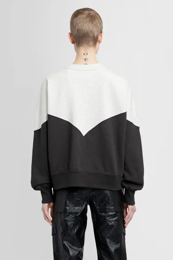 Isabel Marant Étoile Paneled Logo Sweatshirt - Black
