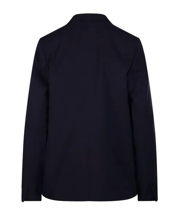 FORTE_FORTE Single-breasted Blazer With Scarf - Black