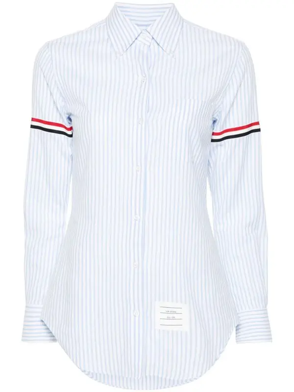 Thom Browne Long-sleeved Striped Shirt