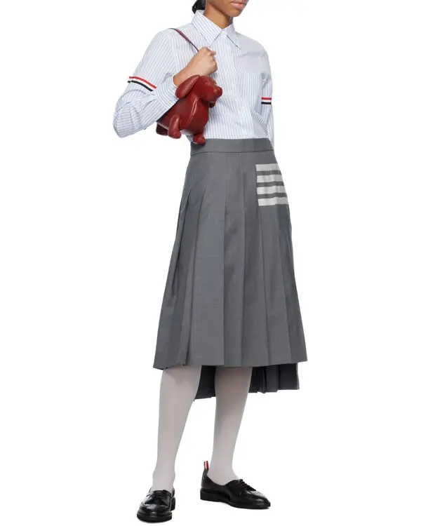 Thom Browne Long-sleeved Striped Shirt