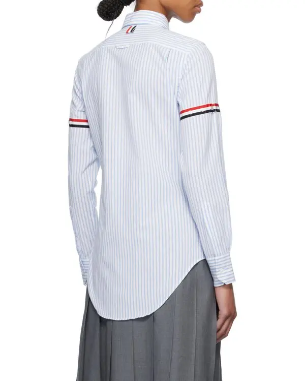 Thom Browne Long-sleeved Striped Shirt