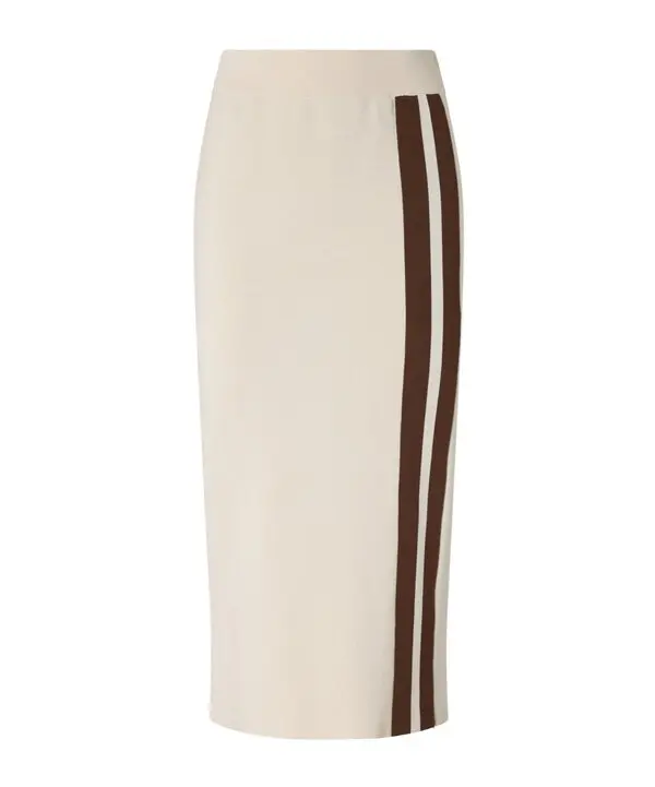 Pinko Midi Skirt With Side Stripe Detail