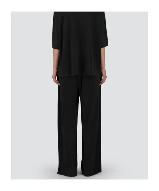 Herno Elasticated Waistband Wide-leg Trousers - Black