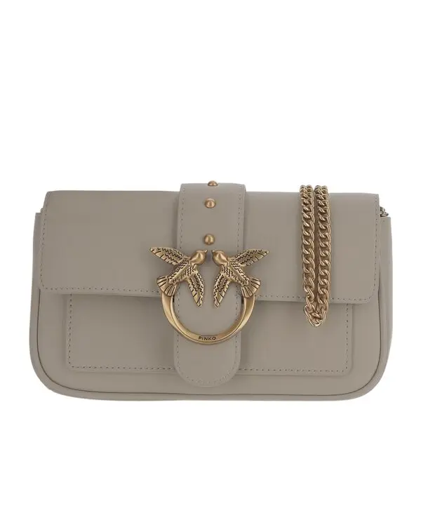 Pinko Love One Pocket Bag - Nude