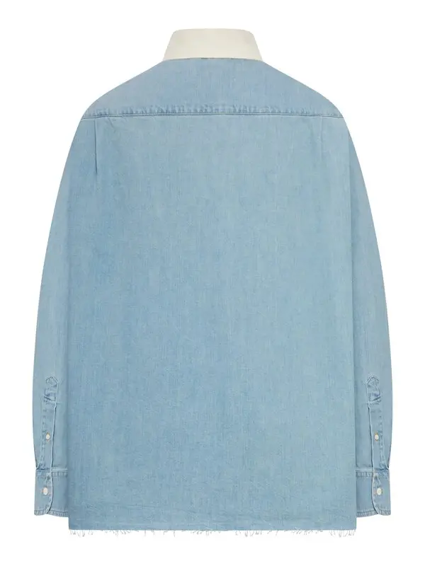 Miu Miu Oversized Denim Shirt