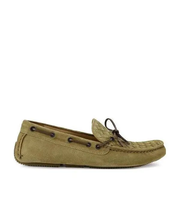 Bottega Veneta Woven Detail Loafers