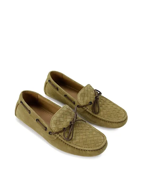 Bottega Veneta Woven Detail Loafers